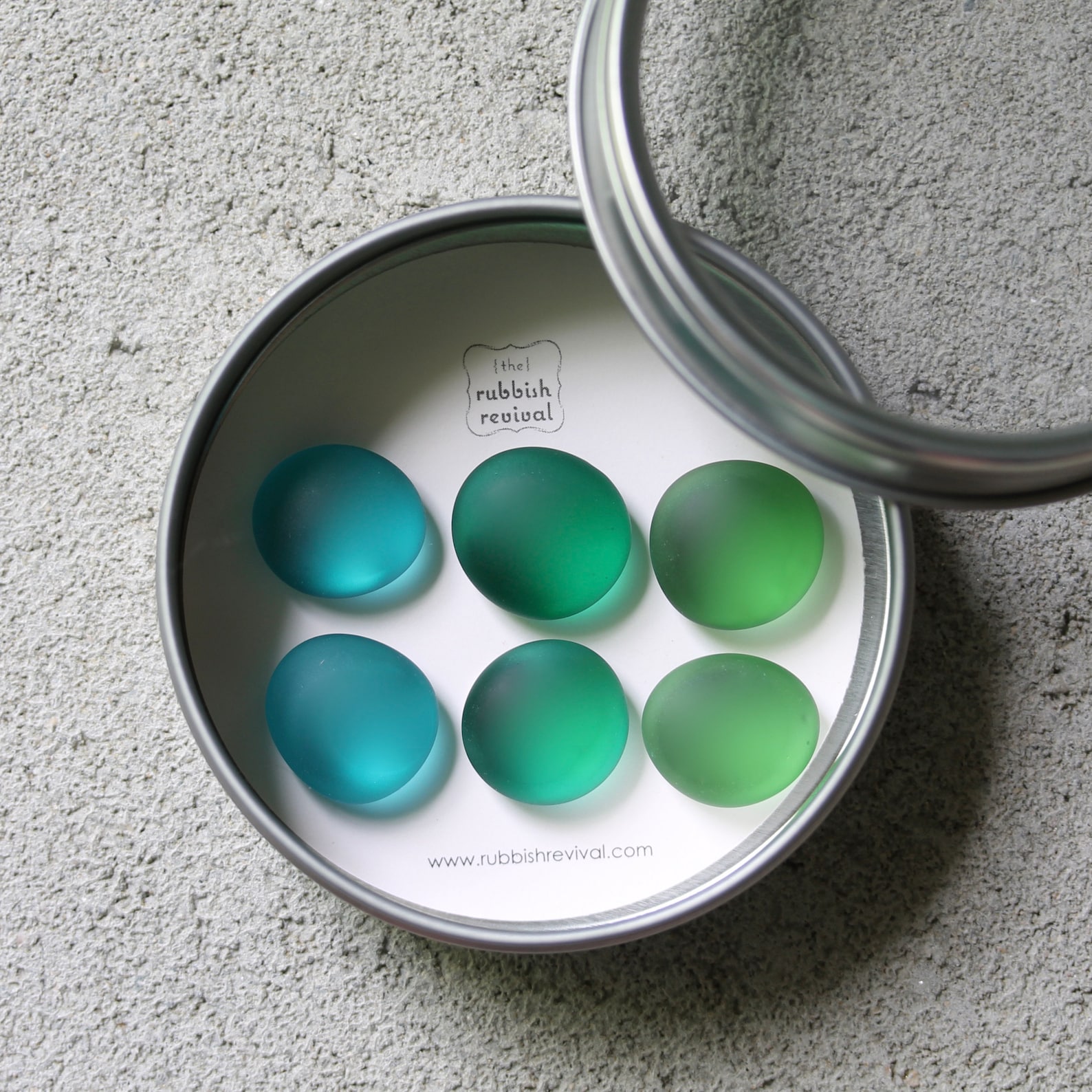 Glass Gem Magnets Monterey Bay | Etsy