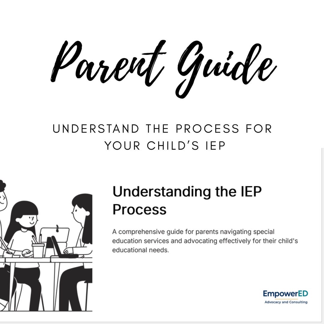 Parent Guide to Understanding the IEP Process Digital File - Etsy