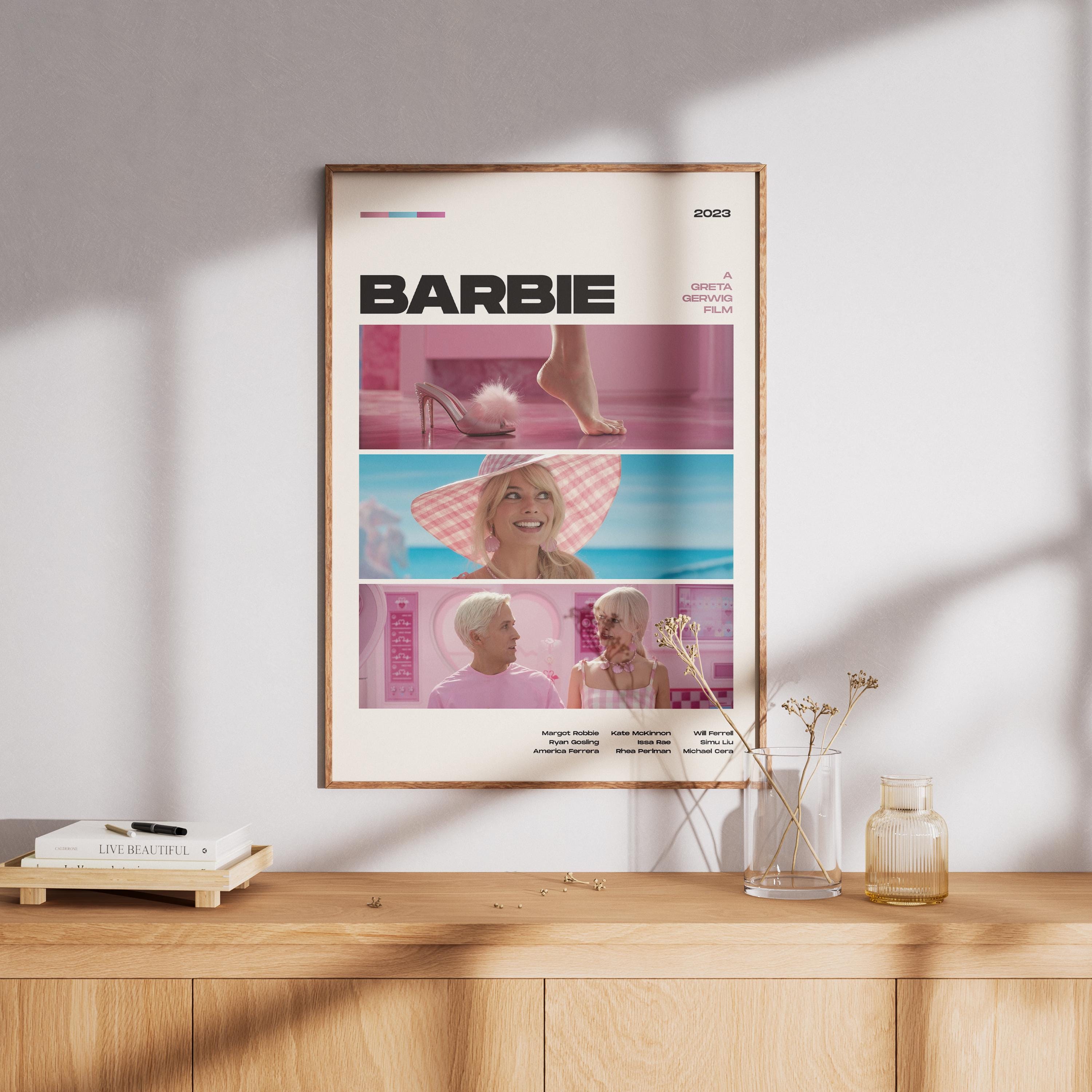 Barbie Movie Poster, Greta Gerwig Film, 2023 Comedy Wall Art - Etsy
