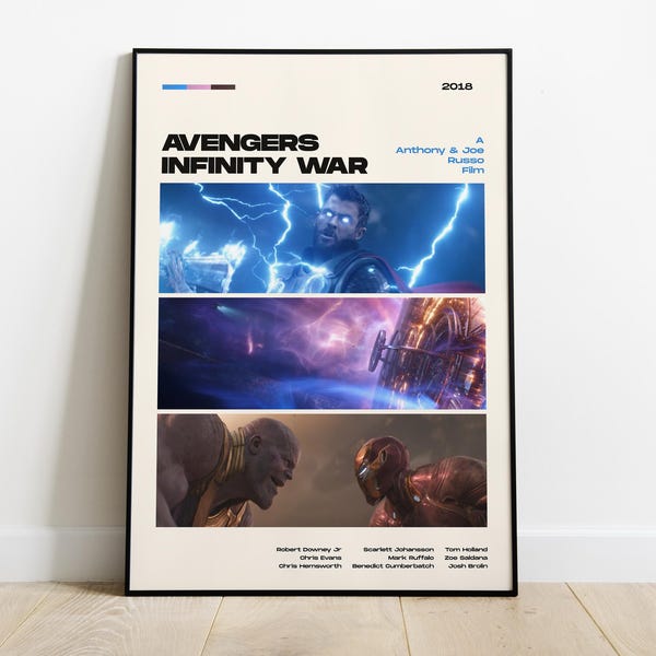 Infinity War Poster - Etsy
