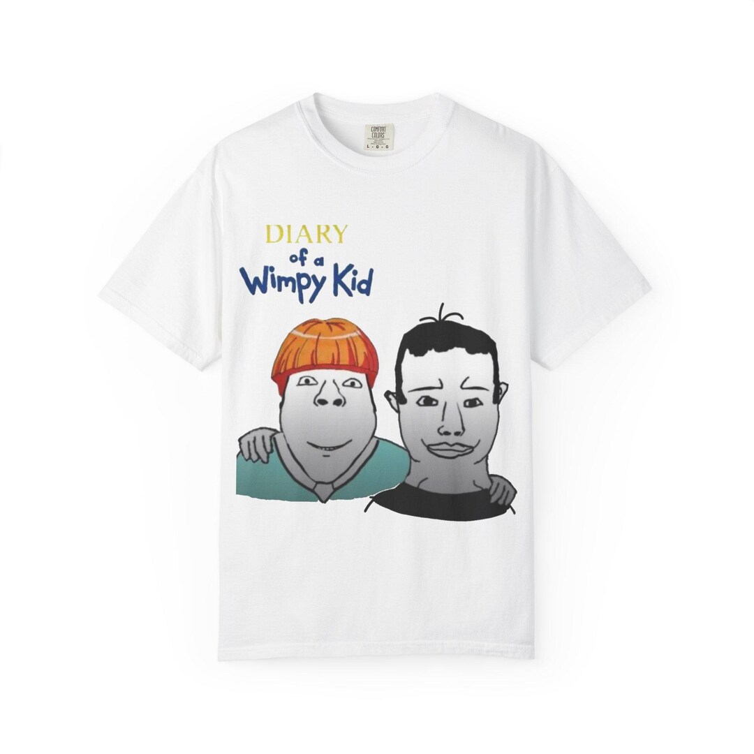 Diary of a Wimpy Kid Greg and Rowley Chud Soyjak T-shirt | Illustrated ...