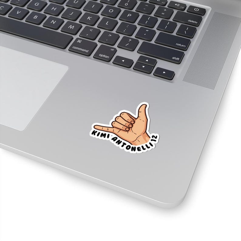 Kimi Antonelli F1 Sticker, F1 Inspired, Kimi Antonelli Merch Sticker ...