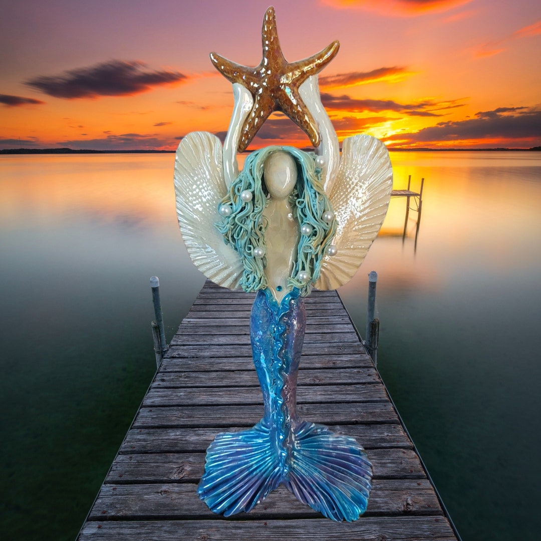 Angel Mermaid Tree Topper - Etsy