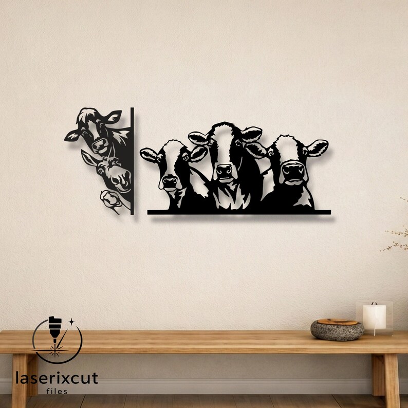 Farm Animals Cows, Donkey, Duck Vector Design – Digital Instant ...