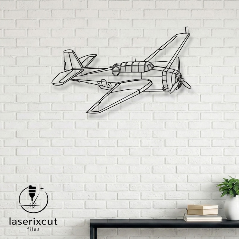 Grumman Tbm Avenger -Svg Dxf AI Pdf CDR EPS - Laser geschnittenes ...