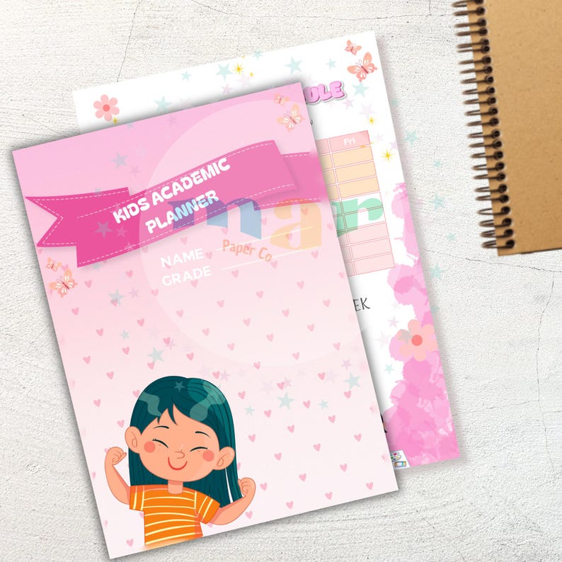 Kids Homework Planner Printable | Weekly School Organizer | PDF - Etsy