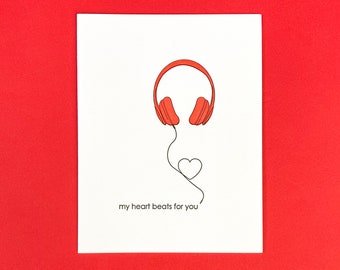 Headphones Card - Etsy