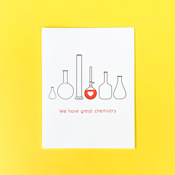 Chemistry Card - Etsy