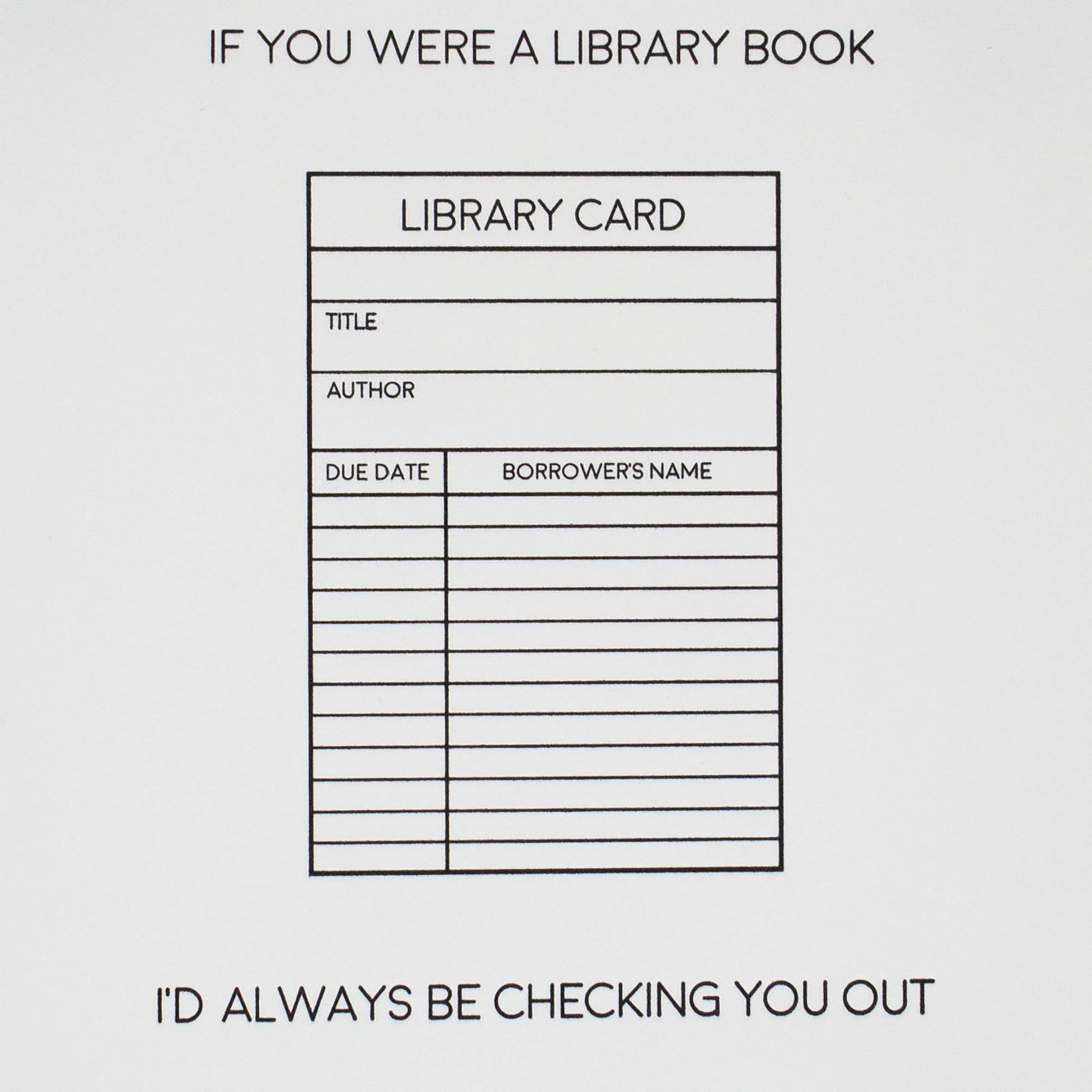 Library Card - Etsy