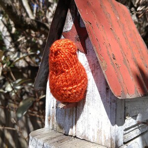 Small Hand Knitted Plush Birds in Various Colors - Hand Knit Bird Decor ...