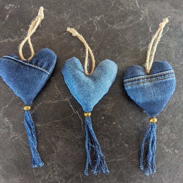 Denim Heart - Etsy