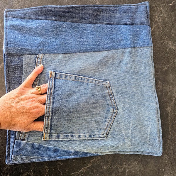 Denim Hot Pad - Etsy