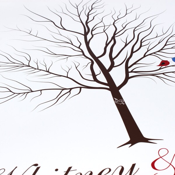 Fingerprint Tree - Etsy