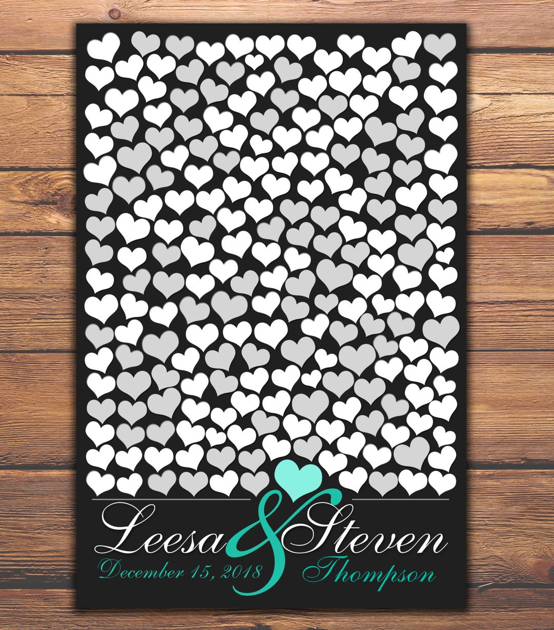 215 Guest Sign in 20x30 | Extra Large BRIDAL GIFT POSTER | Memoir ...