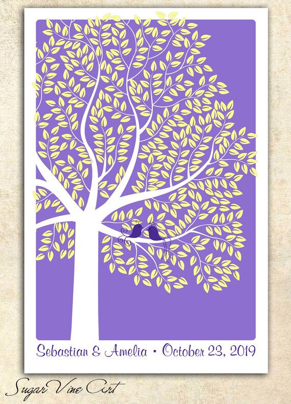 400 Plus Guests Signature GUEST TREE Unique Wedding Guest - Etsy