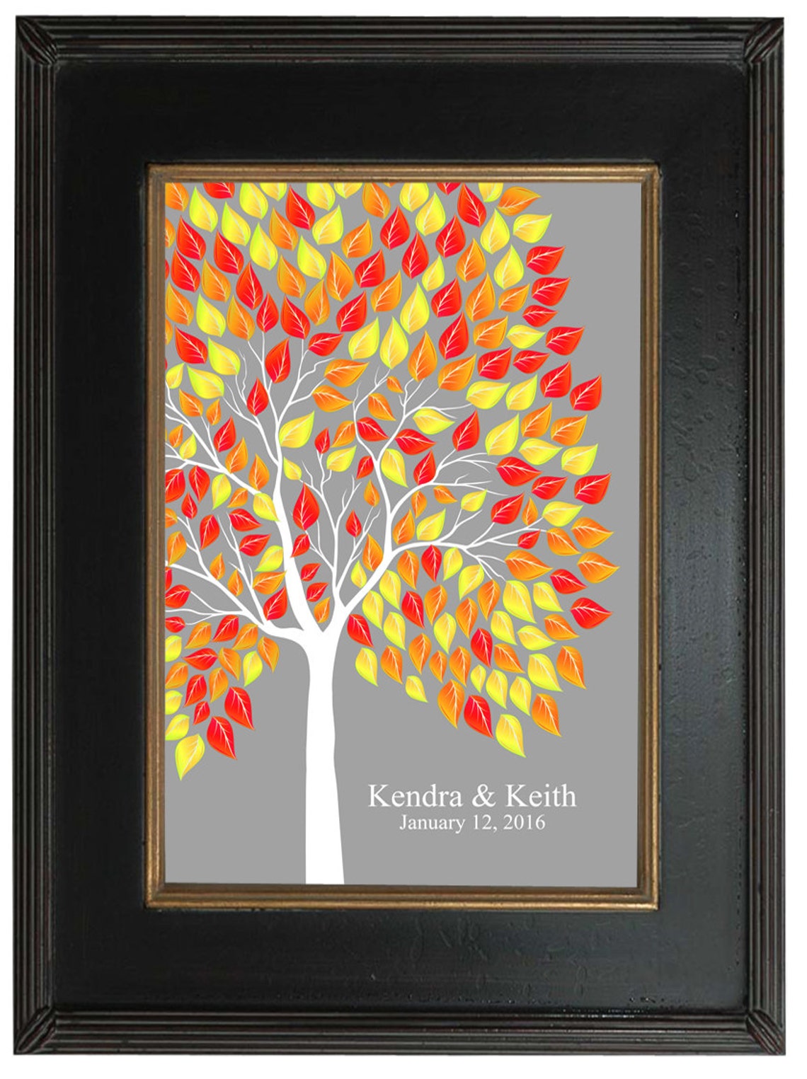 SIGNATURE GUEST TREE Unique Wedding Guest Book Sugar Vine - Etsy