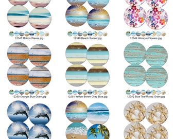 Beach House Coasters | Etsy