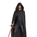 Sith Lord Kylo Ren Hooded Cape Costume Cloak Adult Black - Etsy
