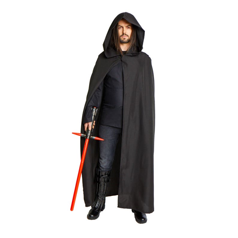 Sith Lord Kylo Ren Hooded Cape Costume Cape Adulte Noir - Etsy France