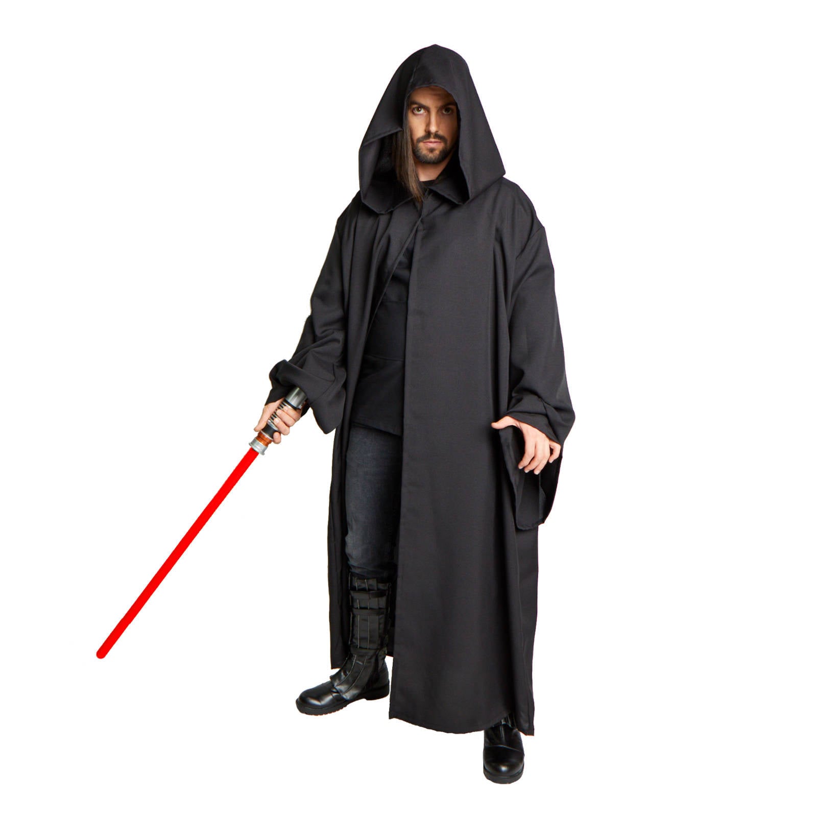 JEDI Sith Lord Wizard Costume Cloak Adult Black Small Medium | Etsy