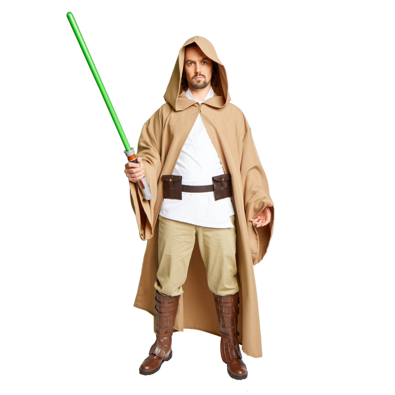 Men's JEDI Costume Cloak Monk Robe Beige - Etsy