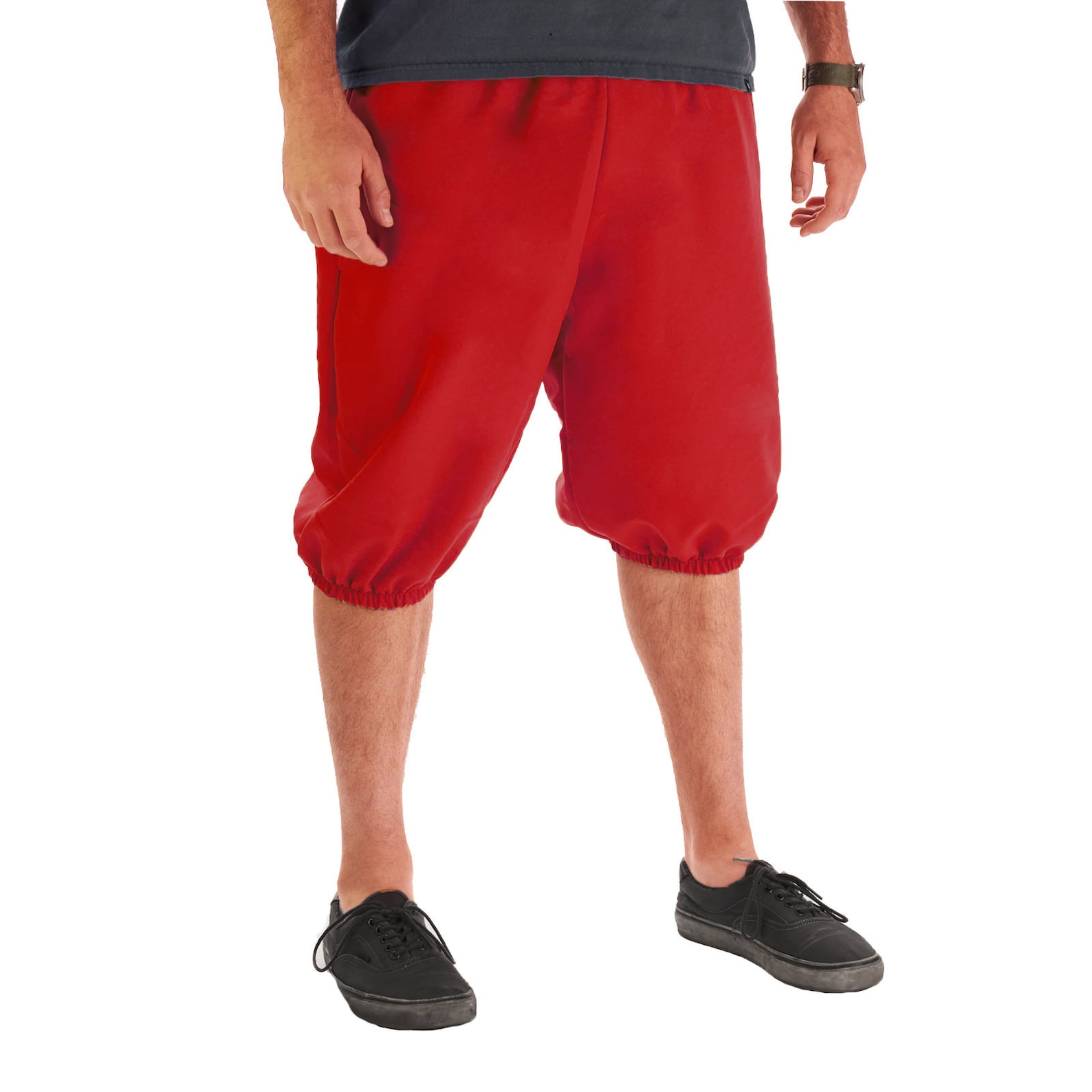 Men's Knicker Pants Pirate Renaissance Poet Costume Red | Etsy