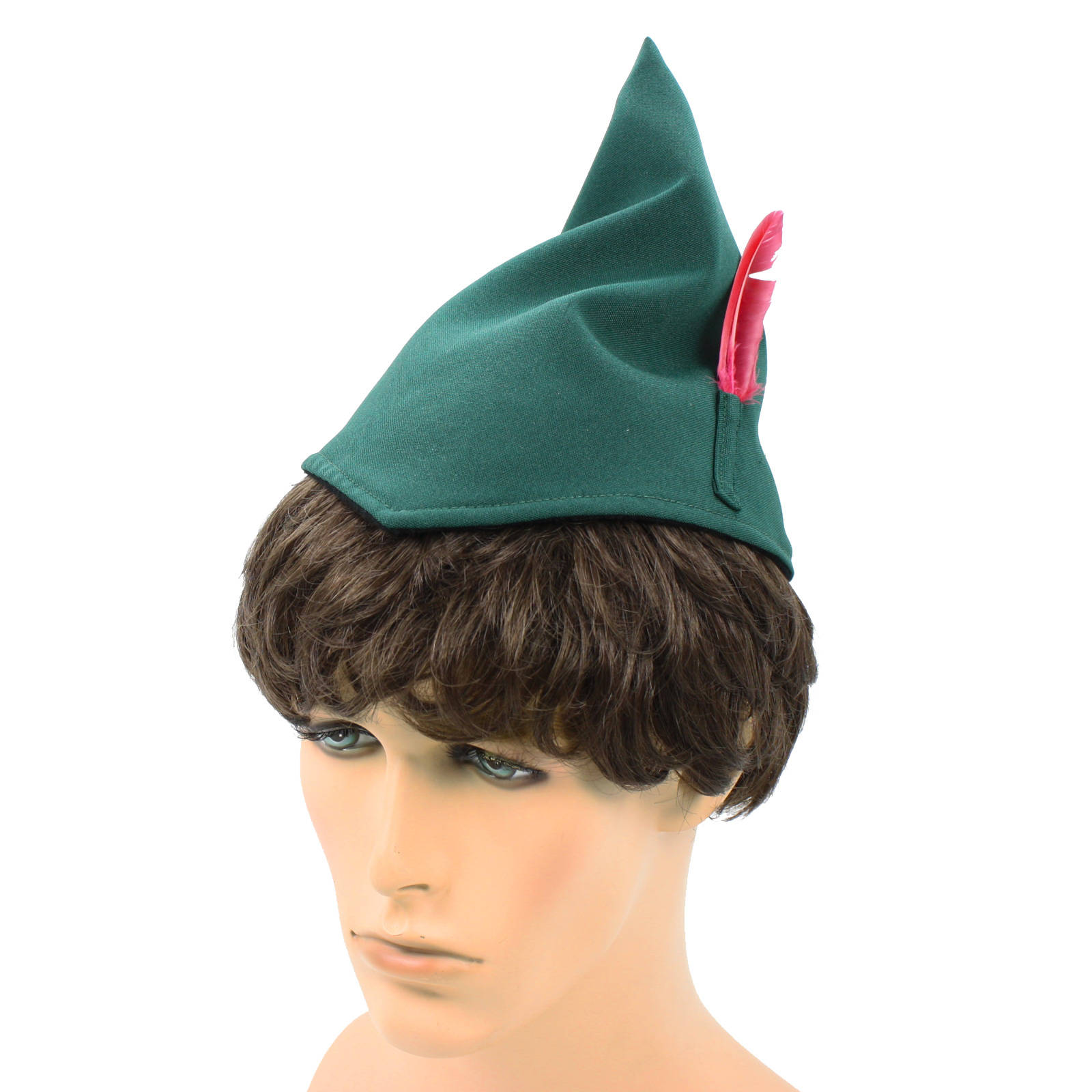 Peter Pan Elf Green Costume Hat with Feather | Etsy