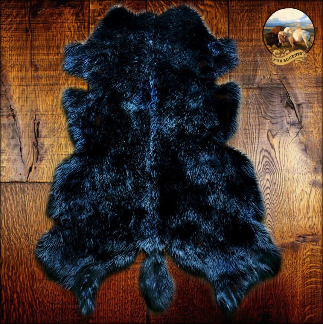 Faux Fur Thick Shag Buffalo Calf Accent Rug - Plush Stylish - New ...