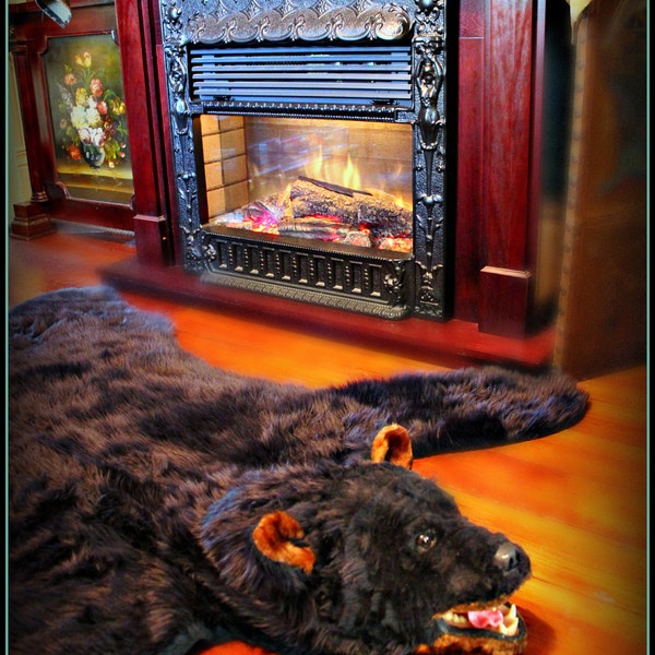 Real Bear Skin Rug - Etsy