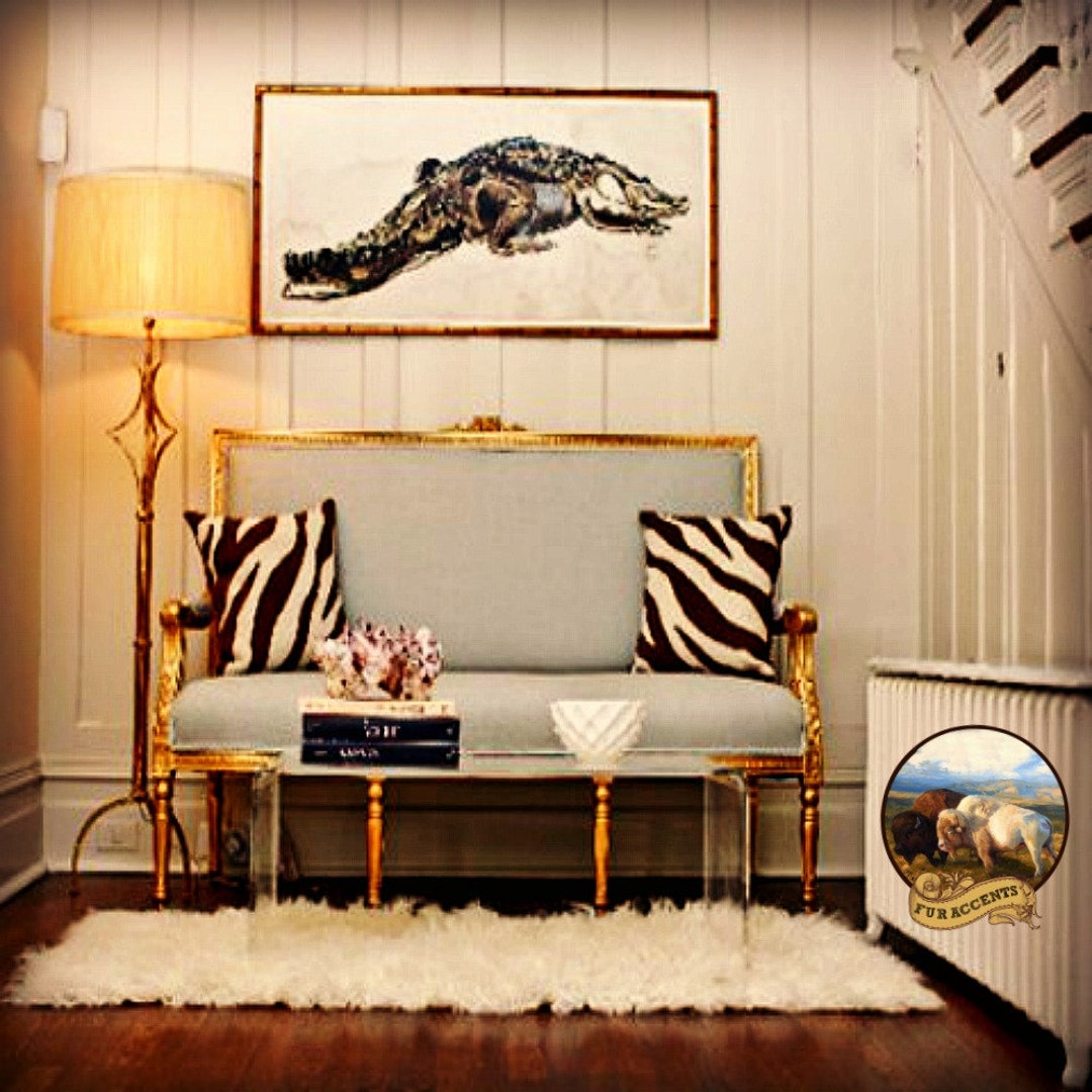 Faux Fur Area Rug - Rectangle - Shaggy Soft Ling Hair Mongolian Shag ...