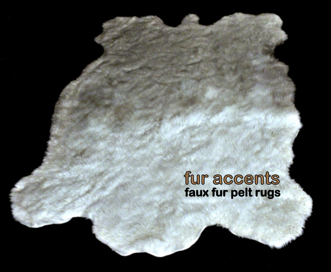 Faux Fur Buffalo Pelt Rug Plains Buffalo Sheepskin Rug | Etsy
