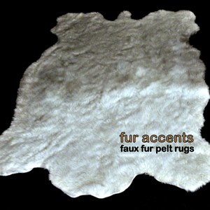 Faux Fur Buffalo Pelt Rug, Golden Brown Plains Buffalo, Sheepskin Rug ...