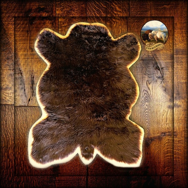 Faux Hide Rug - Etsy