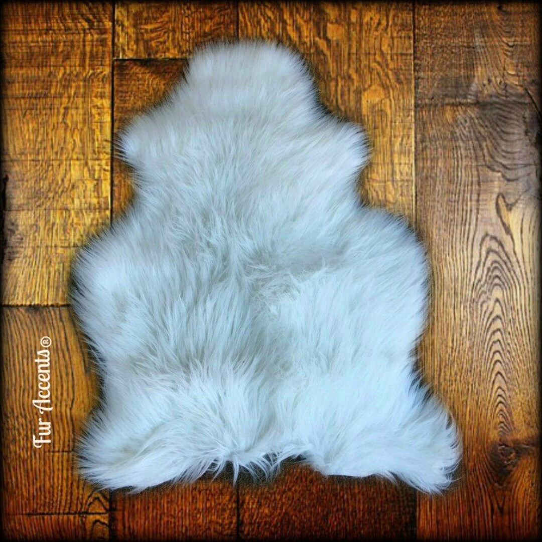 Faux Fur Sheepskin Rug - Bohemian Style - Sheep Skin - Shaggy Soft ...