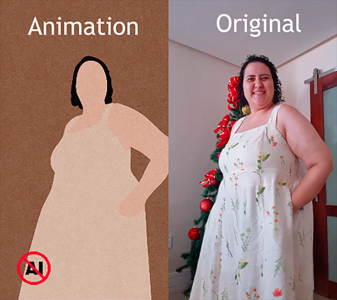 Video to Flat Style Faceless Animation - Etsy UK