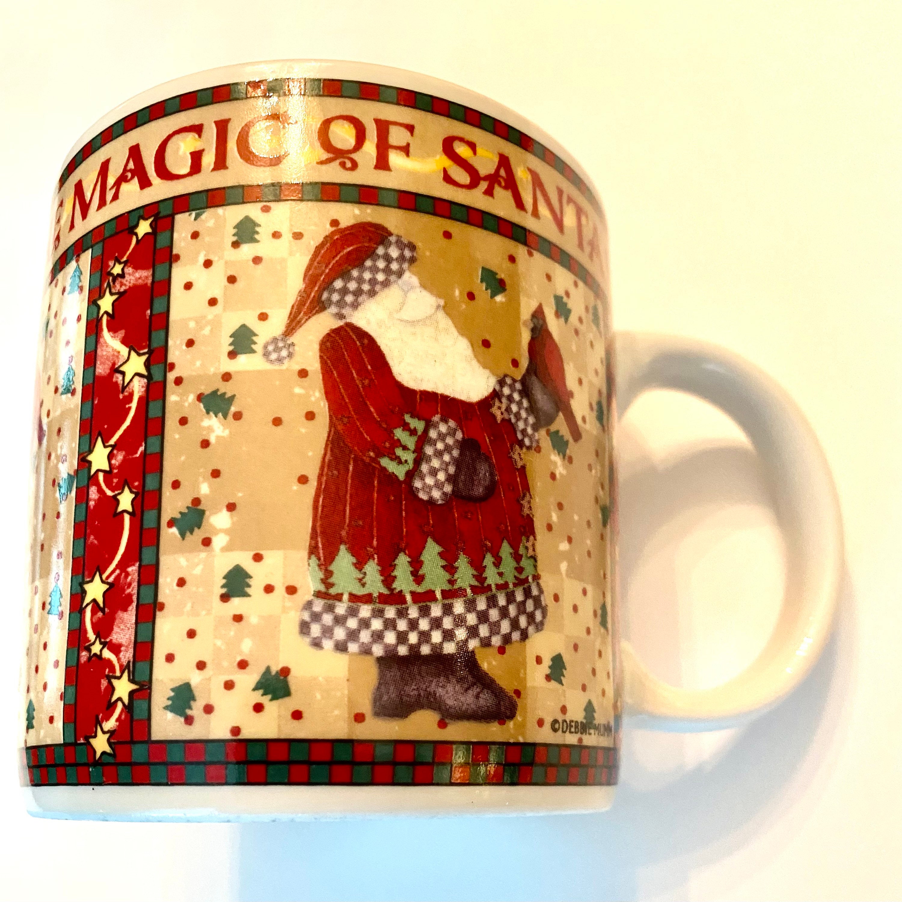 Vintage Debbie Mumm Magic of Santa by Sakura Coffee Mugs and Salad ...