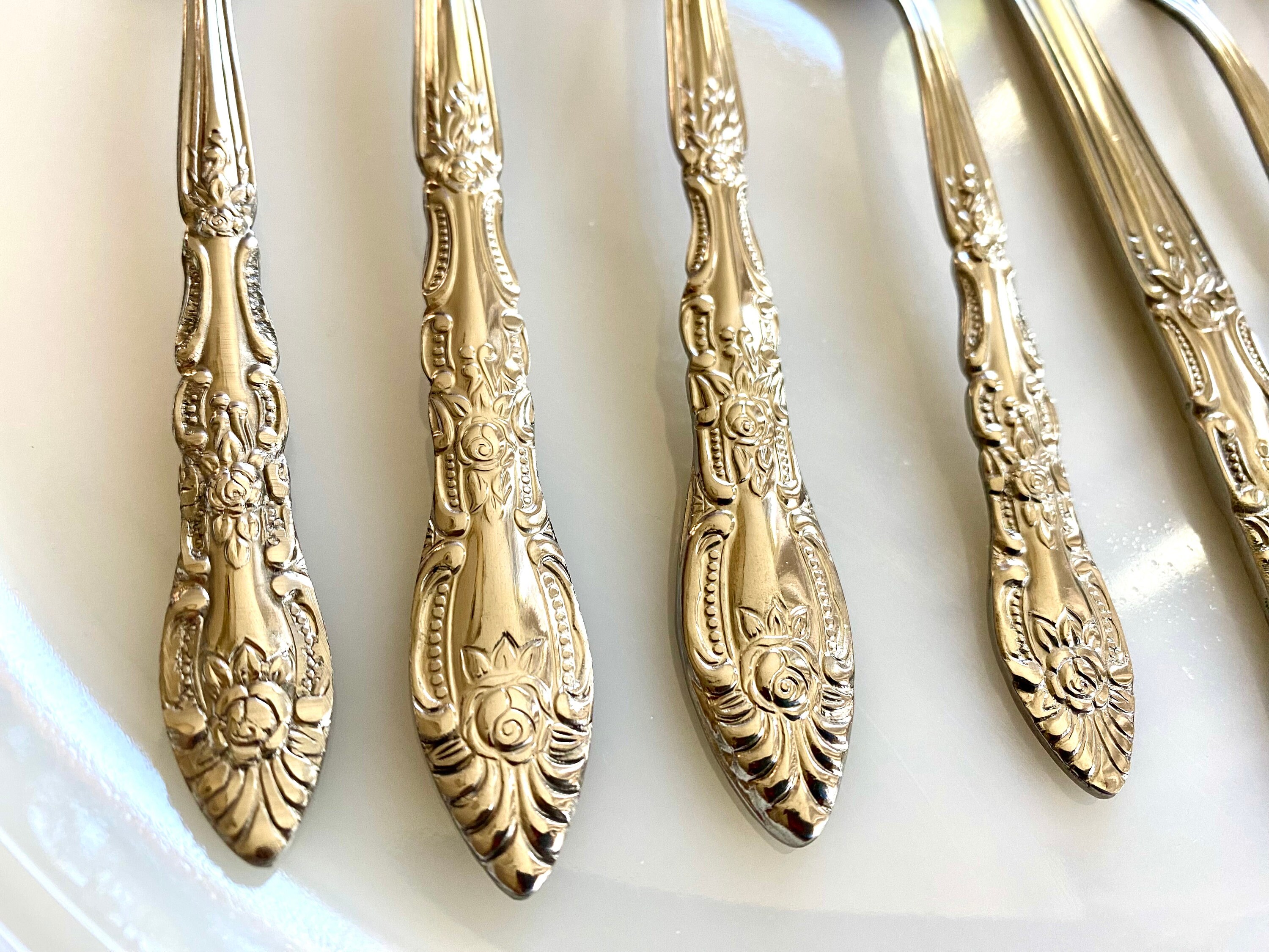 Vintage Stainless Flatware Set, by Interpur, Japan, NOS, Grandmillenial ...