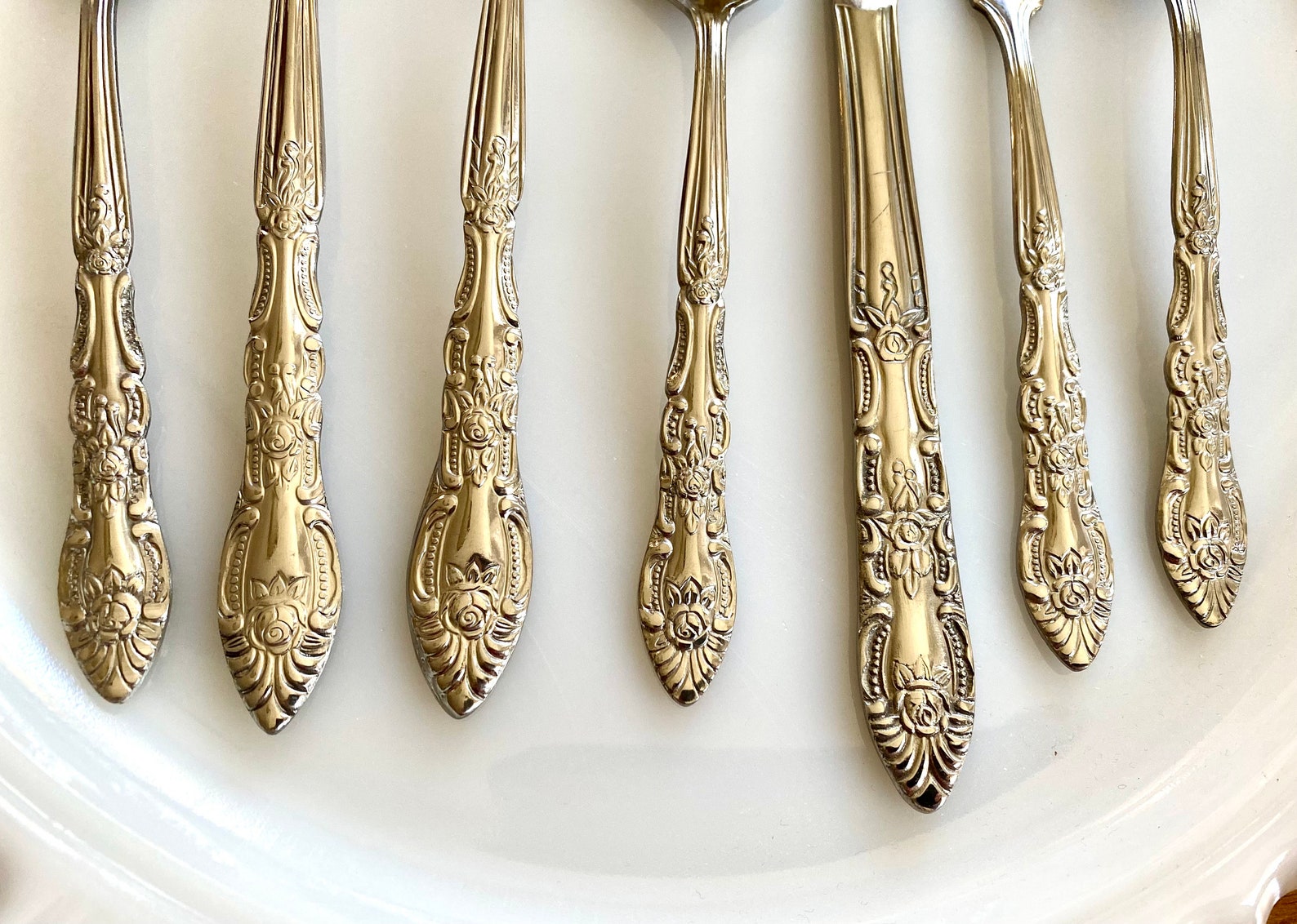 Vintage Stainless Flatware Set, by Interpur, Japan, NOS, Grandmillenial ...
