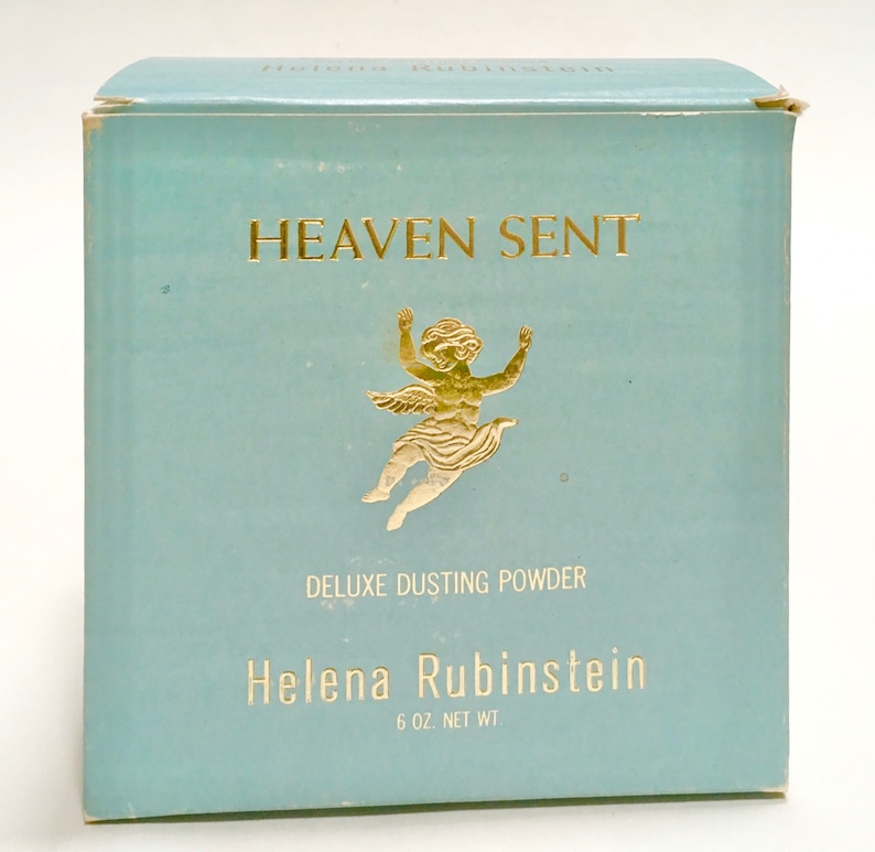 Helena Rubinstein Heaven Sent Dusting Bath Powder Fragrance 6 Oz Blue ...