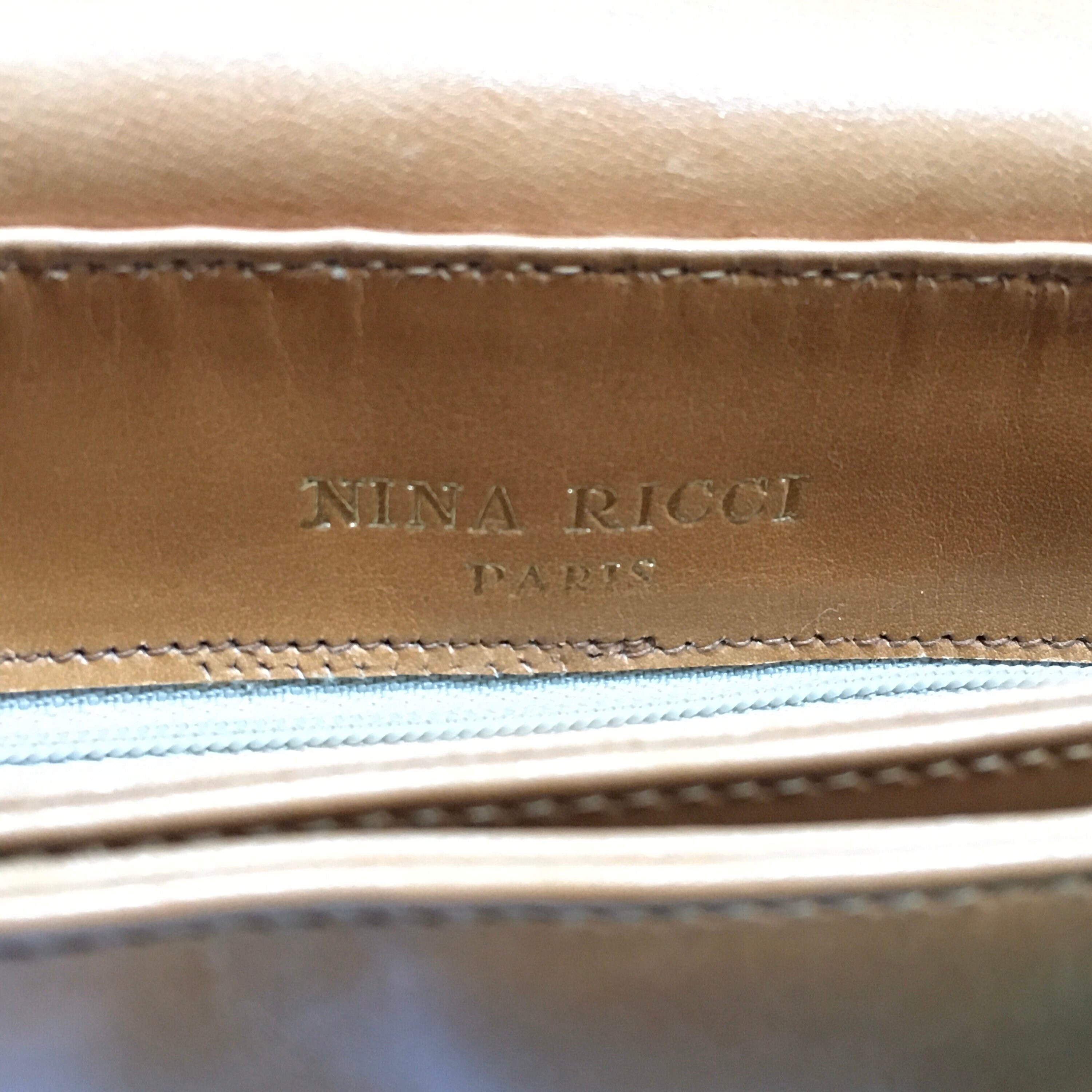 Nina Ricci Purse Brown Leather Crossbody Shoulder Handbag - Etsy