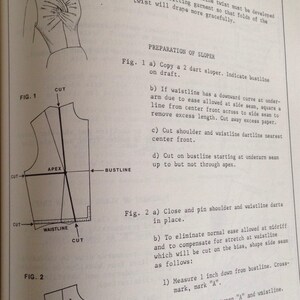 Pattern Drafting Book Fairchild 1980s Flat Pattern Making - Etsy