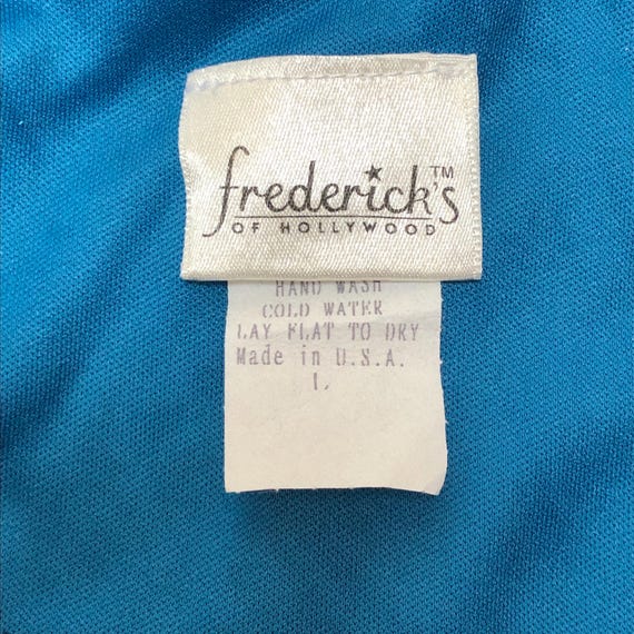 1980s Fredericks of Hollywood Blue Dress - Gem