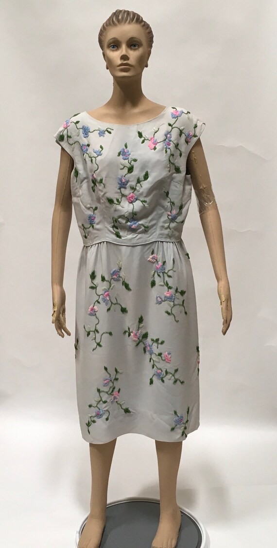 Plus Size Hand Beaded Wiggle Dress - Gem