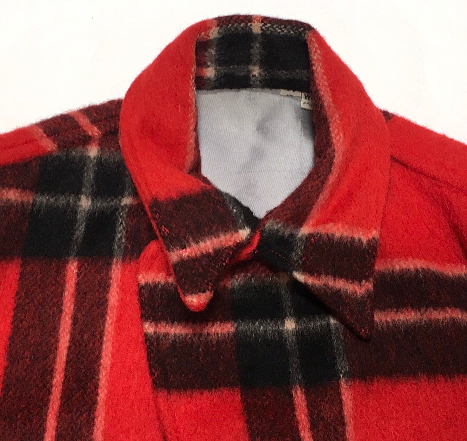 Hunting Jacket Red Wool Plaid Blazer Vintage Outerwear Size M - Etsy