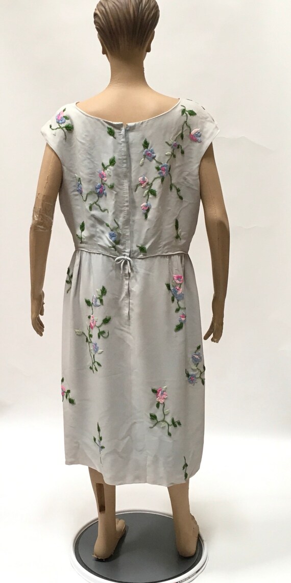 Plus Size Hand Beaded Wiggle Dress - Gem