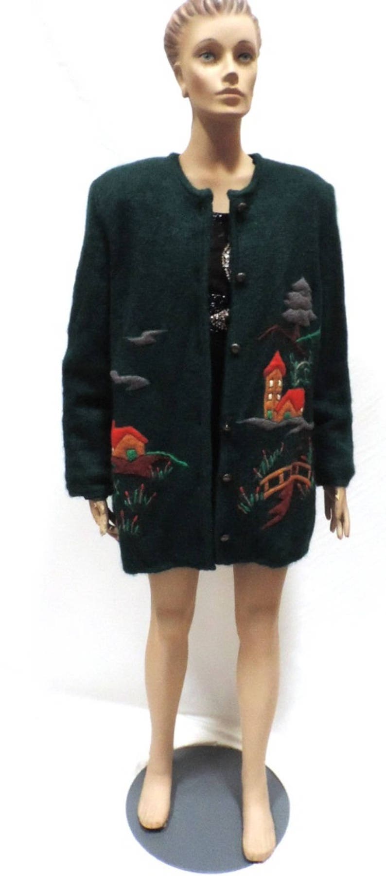 Folk Art Jacket Hand Made Austria - Etsy