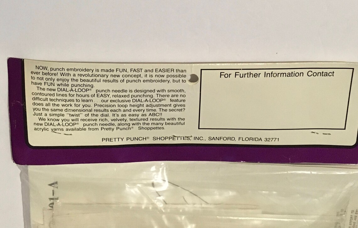 Pretty Punch Embroidery Kit Leisure Craft Looney Tunes Bugs | Etsy