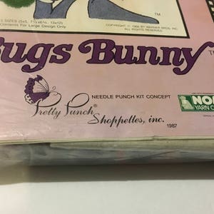 Pretty Punch Embroidery Kit Leisure Craft Looney Tunes Bugs | Etsy