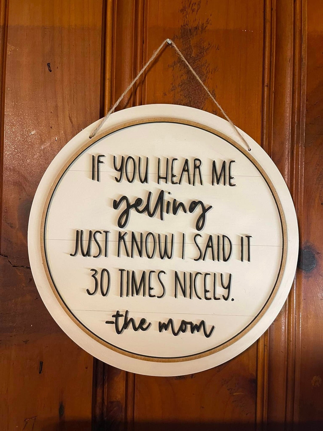 Yelling Mom Sign Laser Template, File, Digital, Svg - Etsy