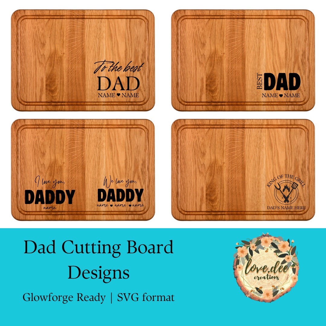 Dad Cutting Board, Father's Day Cutting Board | SVG, Digital File ...